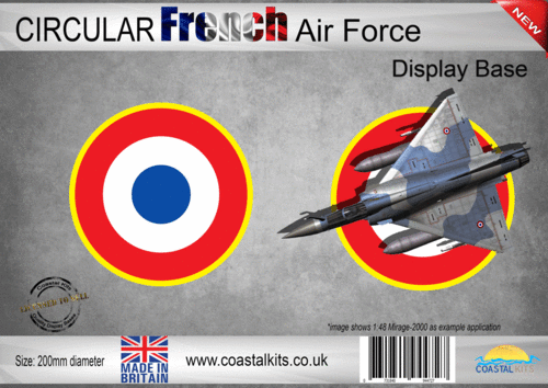 Coastal kits C20004 Circular Display Base French Air Force 200mm