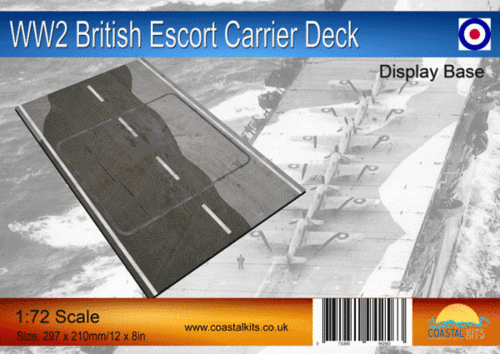 Coastal kits S790-72 1:72 WW2 British Escort Carrier Deck 297 x 210mm