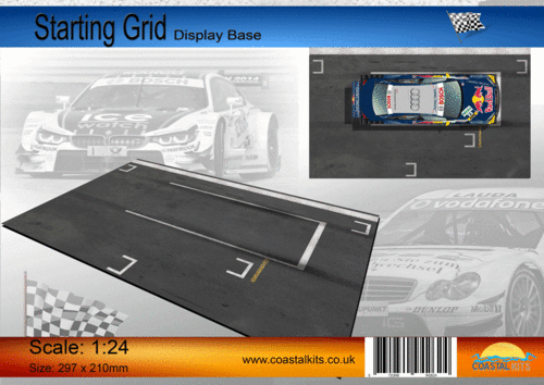 Coastal kits S056-24 1:24 Starting Grid 297 x 210mm