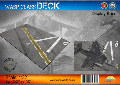 Coastal kits S550-32 WASP Class Deck Display Base 420 x 297mm
