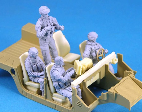 Legend LF0129 US Vehicle Crew set 4 Figures
