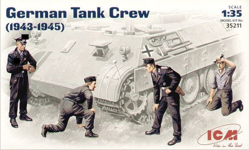 ICM 35211 German Tank Crew (1943-1945)