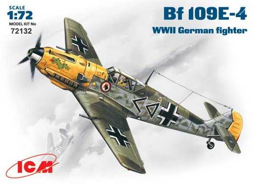 ICM 72132 Bf-109E-4 WWII German fighter