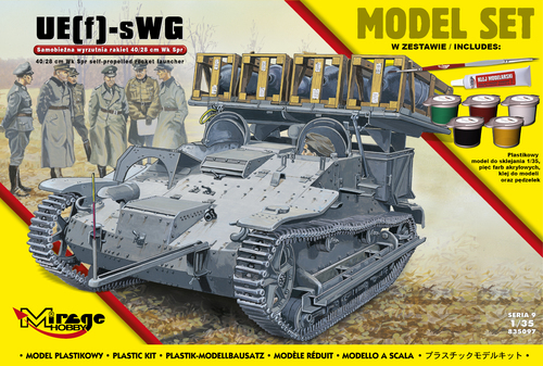 Mirage-Hobby 835097 UE[f]-sWG Samobieżna Wyrzutnia Rakiet 40/28 cm Wk Spr. [MODEL SET]