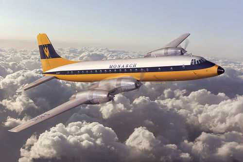 Roden 323 Bristol 175 Britannia Monarch Airlanes