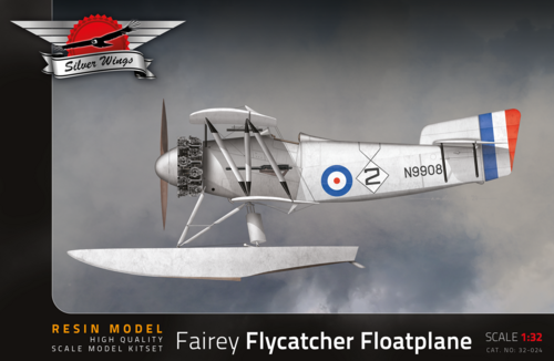 Silver Wings 32-024 Fairey Flycatcher Floatplane - Wooden Float
