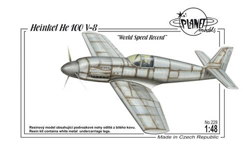 Planet Models 229 Heinkel He 100V-8 World Speed Record