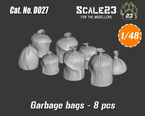 Scale23 48-D027 Garbage bags - 8 pcs