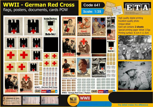 ETA DIORAMA ACCESSORIES 641 German WWII Red Cross
