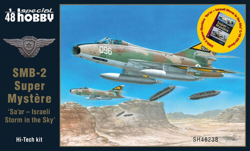Special Hobby 48238B Dassault SMB-2 Super Mystere / Sa'ar - Israeli Storm in the Sky' (Kit+Book)