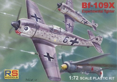 RS Models 92085 Bf-109X, experimental fighter