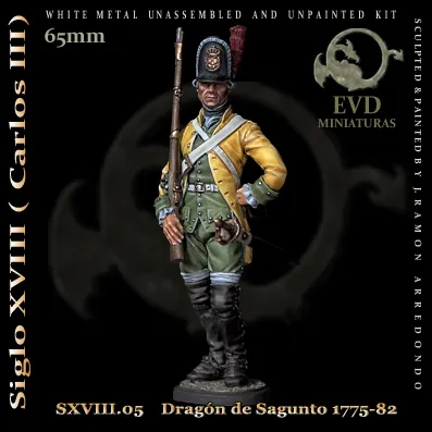 El Viejo Dragon SXVIII-05 Dragon De Sagunto 1775-82 - XVIII Century (Carlos III)