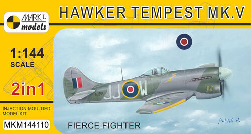 Mark I Models 144110 Hawker Tempest Mk.V 'Fierce Fighter' (2in1 Kit) Royal Air Force