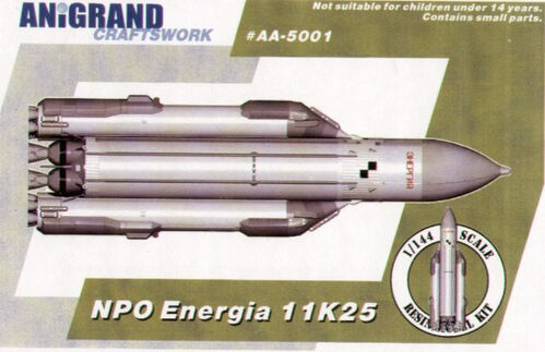 Anigrand Craftswork AA5001 NPO Energia 11K25 - Heavy lift booster of Energia-Buran
