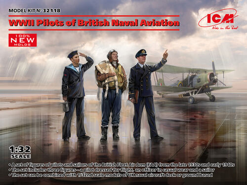 ICM 32118 Pilots of British WWII Naval Aviation