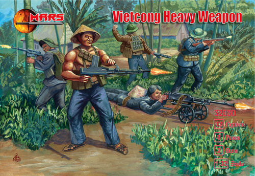 Mars 32030 Vietcong Infantry with Heavy Weapons