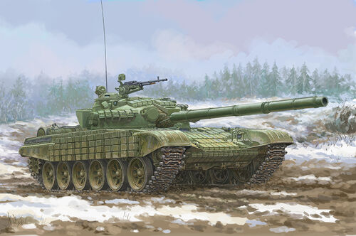 Trumpeter 09602 Soviet T-72 Ural With Kontakt-1 Reactive Armor
