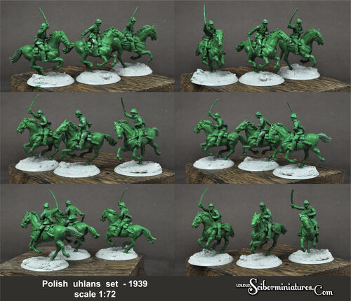 Scibor Monstrous Miniatures 72HM0077 Polish Uhlans Set 1939