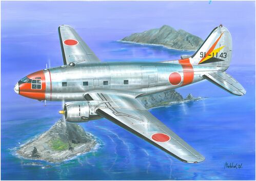Valom 72151 Curtiss C-46D Commando (JASDF)