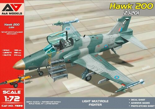 A & A Models 7229 Hawk 200 ZG201 - Light Multirole Fighter
