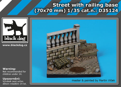 Black Dog D35124 Street With Railing Base