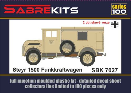 Sabre Kits 7027 Steyr 1500 Funkkraftwagen