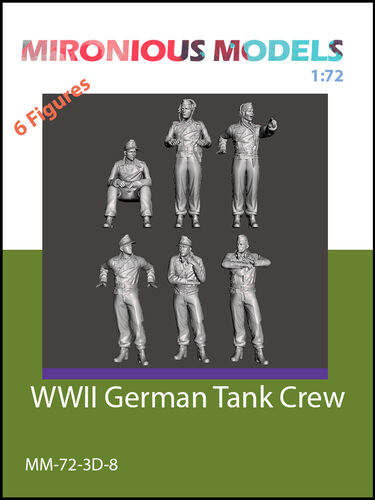 Mironious Models 72008 WWII German Tank Crew