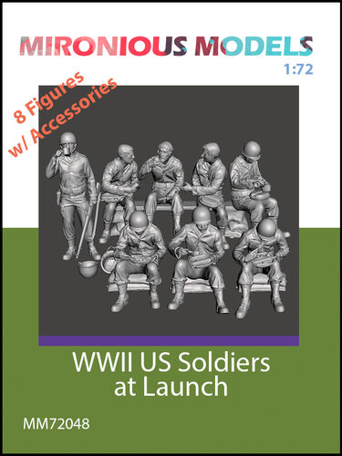 Mironious Models 72048 WWII US Soldiers at Lunch
