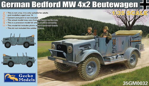 Gecko Models 35GM0032 German Bedford MW 4X2 Beutewagen