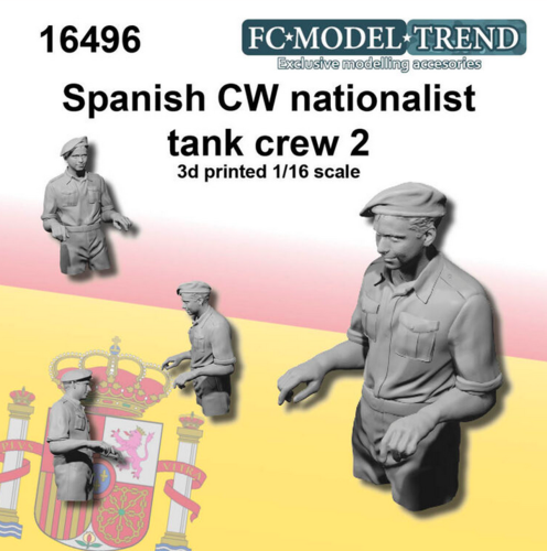 FC ModelTrend 16496 Nationalist tank crew 2 SCW
