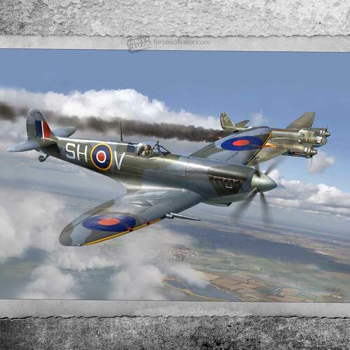 Forces of Valor 873009A British Supermarine Spitfire MK. IX