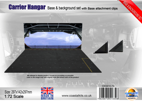 Coastal kits S910-72 Carrier Hangar Base & Background