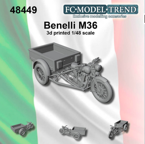 FC ModelTrend 48449 Motocarro Benelli M36