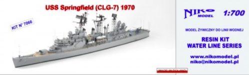 NIKO MODEL 7066 USS Springfield CLG-7
