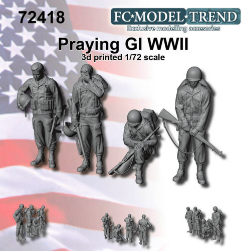 FC ModelTrend 72418 Praying GI soldiers