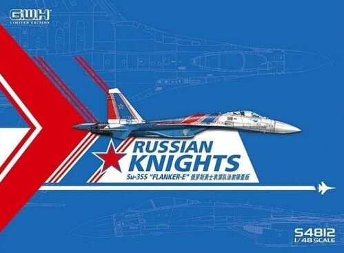Lion Roar S4812 Russian Knights Su-35S "Flanker-E" (G.W.H)
