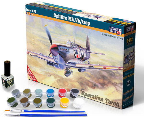 MisterCraft D192s Spitfire Mk.Vb / trop - Model Set