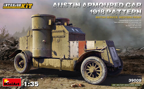 MiniArt 39009 Austin Armoured Car 1918 Pattern. British Service. Western Front. Interior Kit