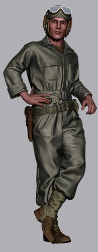 PanzerArt FI35-116 US tanker with coverall No.1