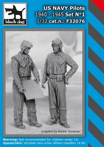 Black Dog F32076 US NAVY pilots 1940-45 set N°1