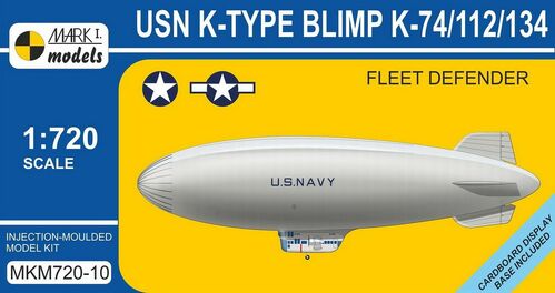 Mark I Models 720-10 USN K-TYPE BLIMP K-74/112/134