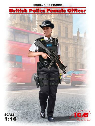 ICM 16009 British Police Female Officer