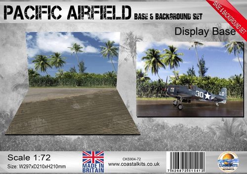 Coastal kits S904-72 Pacific Airfield Base & Background 297 x 210 x 297mm