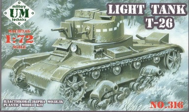 UM MT 316 Light Tank T-26 (twin turret)