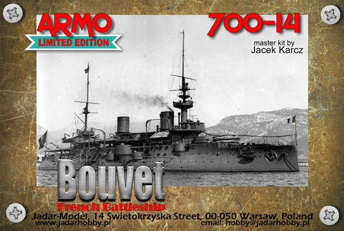 Armo 700-14 Bouvet, 1900 - French Battleship