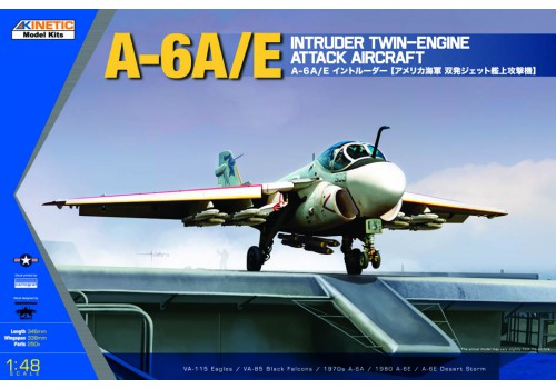 Kinetic 48034 A-6A/E Intruder Twin-Engine Attack Aircraft