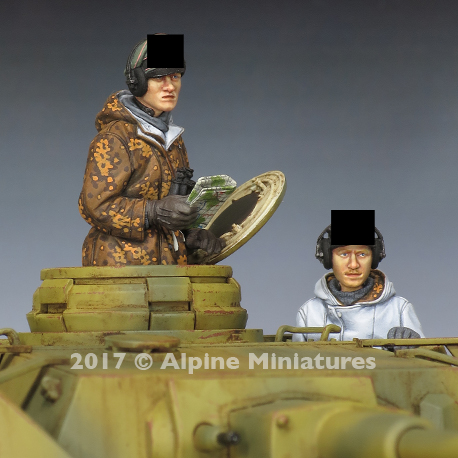 Alpine Miniatures 35240 WSS Panzer Crew Winter Set (2 figs)