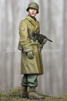 Alpine Miniatures 35241 WW2 US Infantry NCO Winter