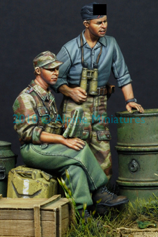 Alpine Miniatures 35101 Panzer Crew Summer Set (2 figs)