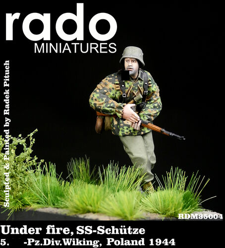Rado Miniatures 35004 Under fire, SS-Schütze, 5.SS-Pz.Div. Wiking, Poland 1944